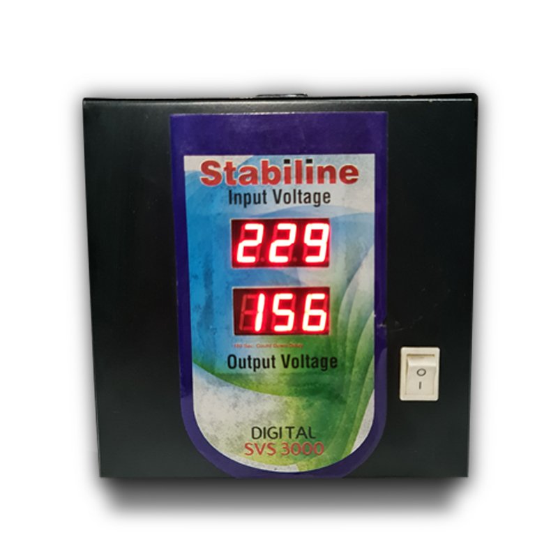 Stabline Voltage stabilizer SVC-3000W - Syed Corporation